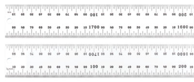 2mm on a ruler authentic